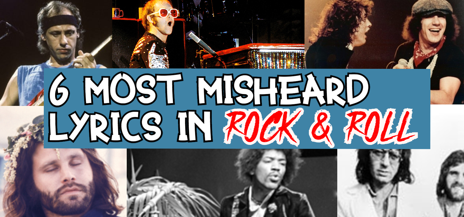 The 6 Most Misheard Lyrics in Rock And Roll – Dougie Boom's Cottage ...